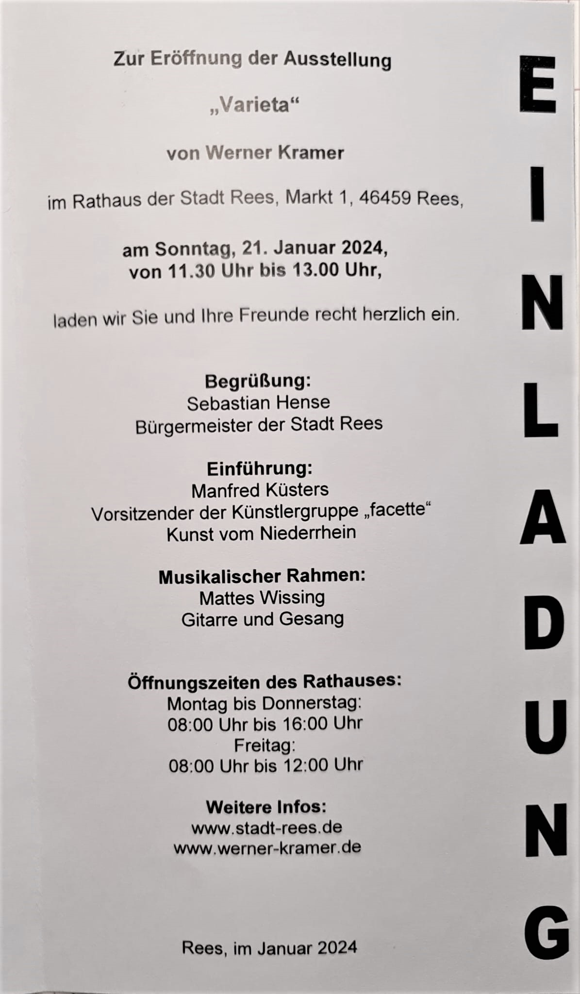 Werner Kramer – Künstler & Galerist